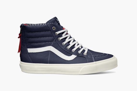 Vans CA SK8-Hi Zip - "Varsity Stripe" Pack