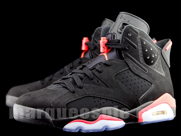 Latest Air Jordan VI Retro "Black Infrared" Photos