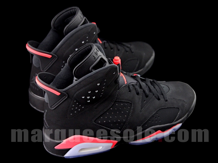 Latest Air Jordan VI Retro "Black Infrared" Photos