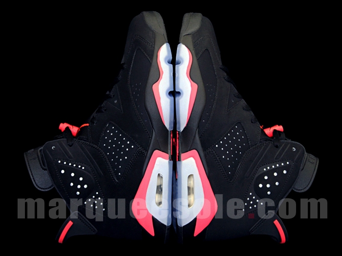 Latest Air Jordan VI Retro "Black Infrared" Photos