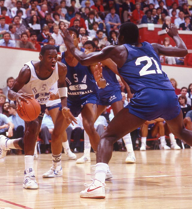 Photos of Michael Jordan playing Basketball in Adidas - Modern Notoriety