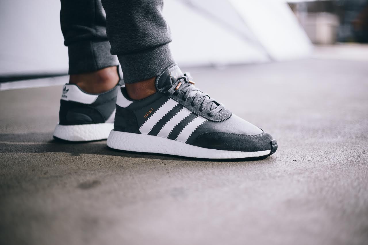 Adidas Iniki Boost "Grey" - Modern Notoriety