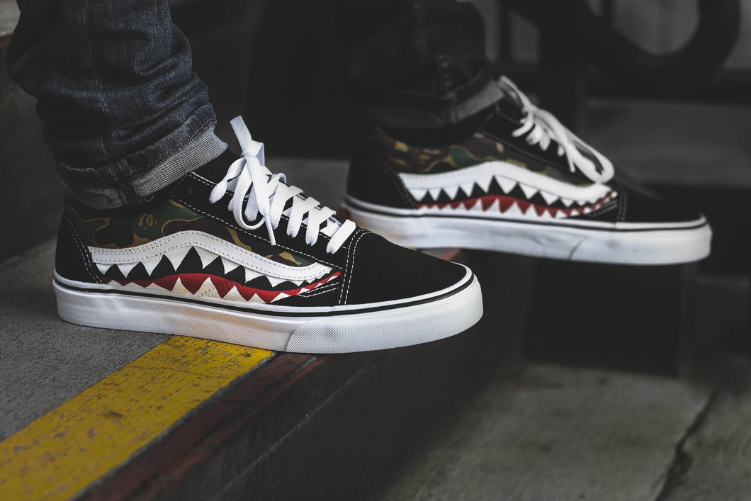 Bape x Vans Old Skool Custom - Modern Notoriety