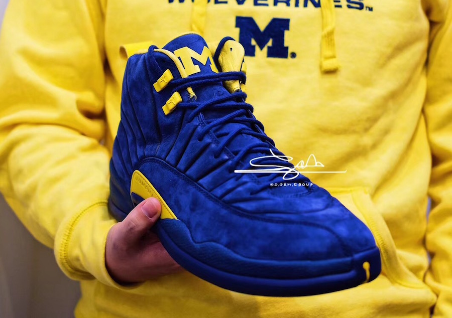 Air Jordan 12 Michigan PE - Modern Notoriety