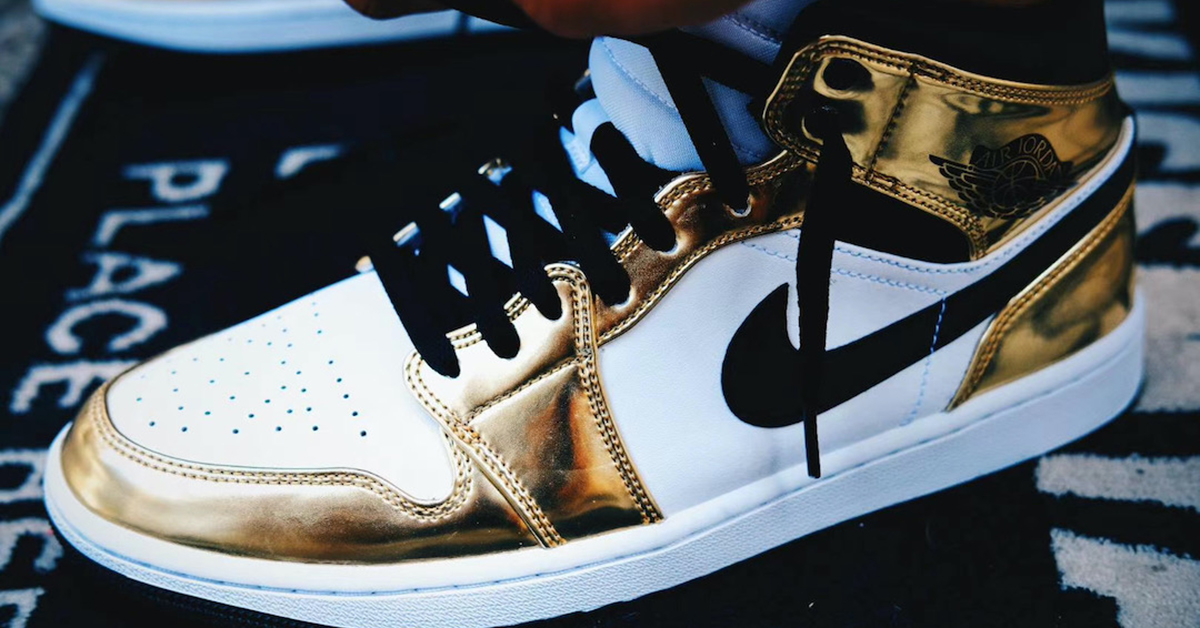 Air Jordan 1 Mid "Metallic Gold" Slated to Drop Next Month - Modern ...