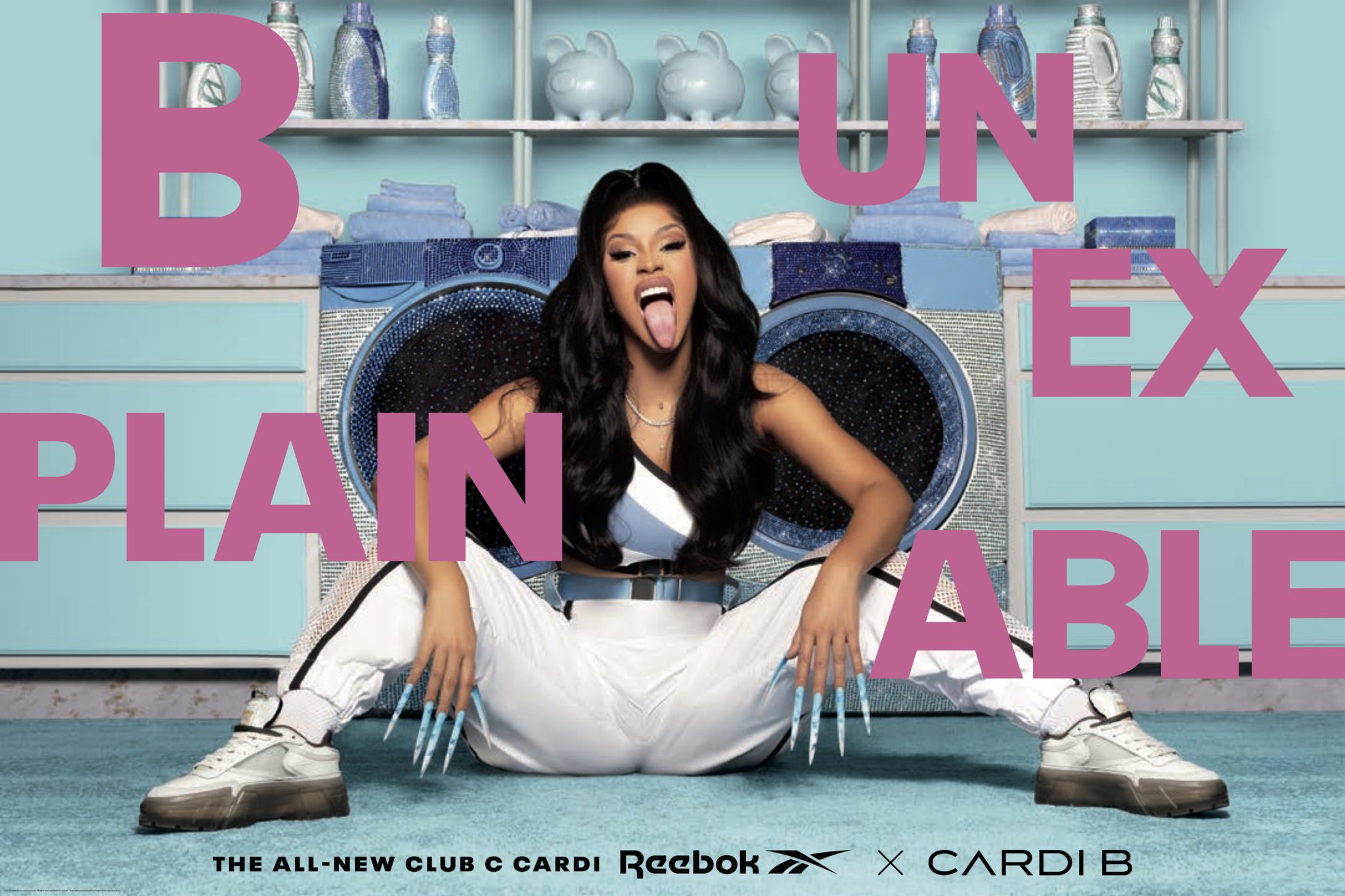 Cardi B x Reebok Club C "B Unexplainable" Collection - Modern Notoriety