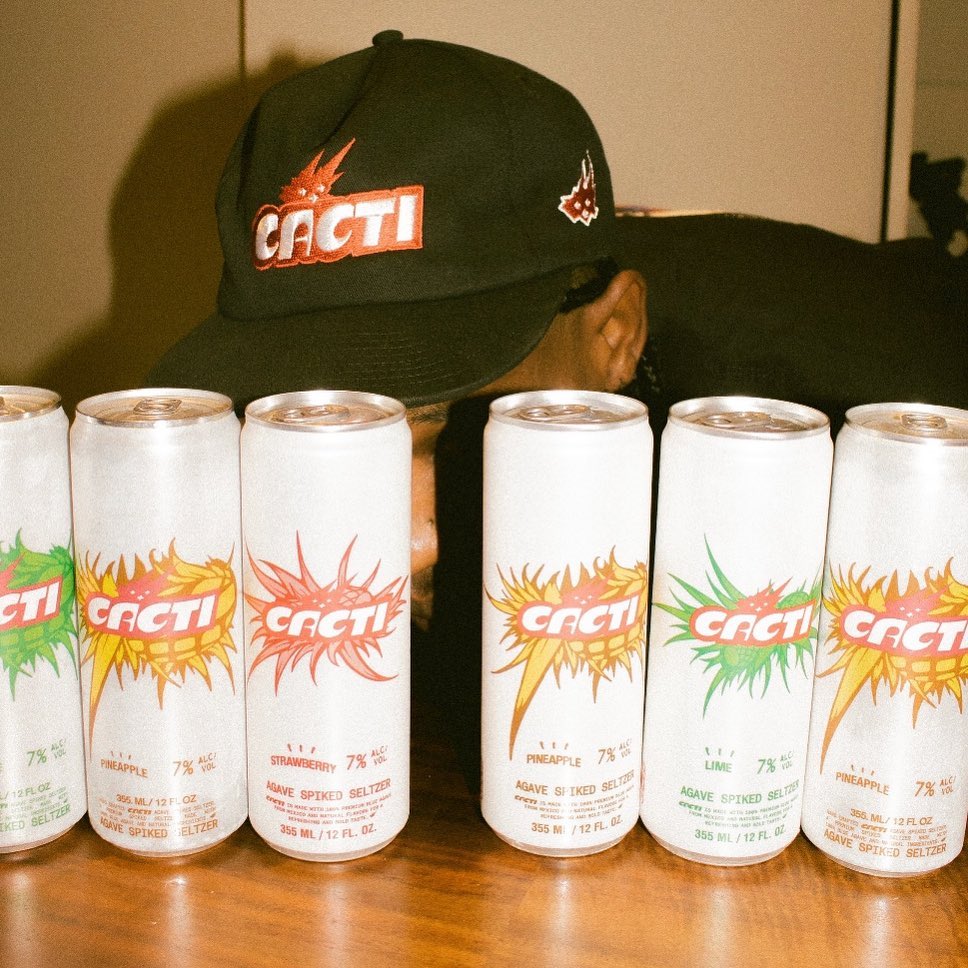 Travis Scott Unveils CACTI Agave Spiked Seltzer - Modern Notoriety