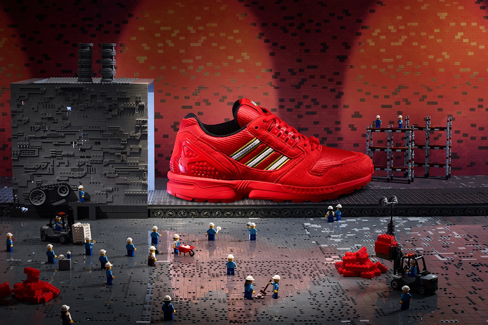 LEGO & adidas Announce Their ZX 8000 "Bricks" Collection - Modern Notoriety