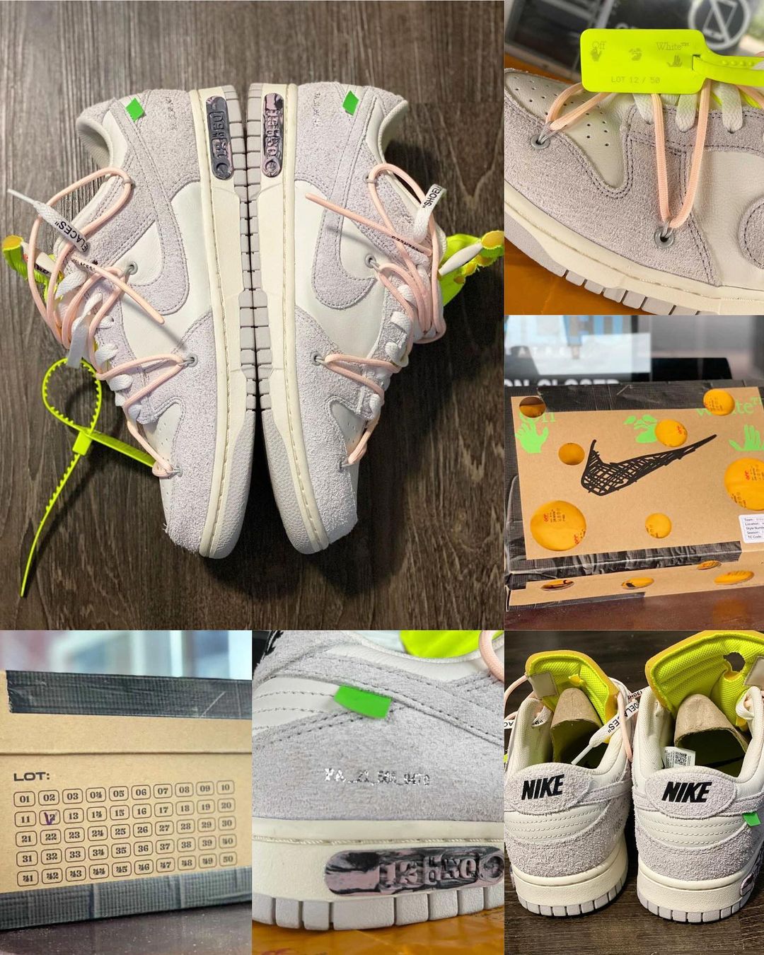 First Look: Off-White x Nike Dunk Low "The 50" Packaging - Modern Notoriety