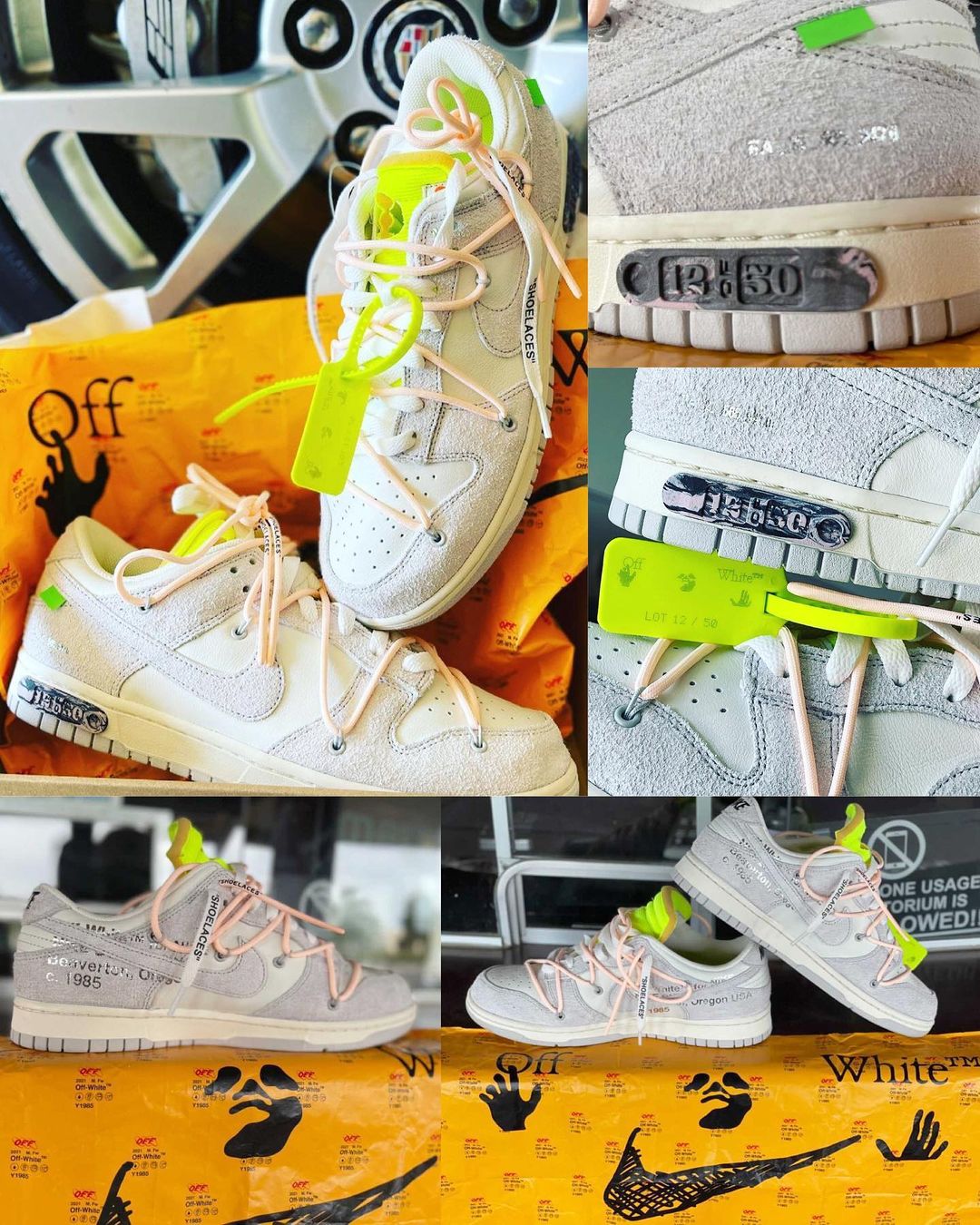 First Look: Off-White x Nike Dunk Low "The 50" Packaging - Modern Notoriety