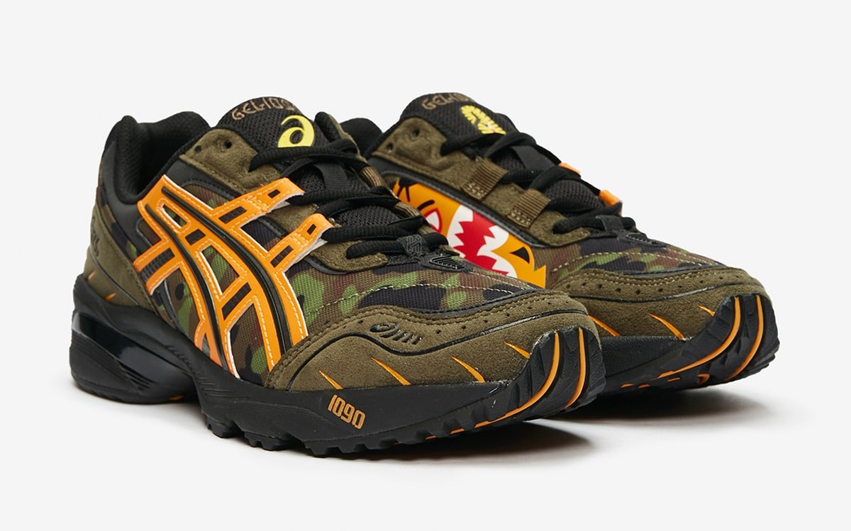First Look: BAPE x ASICS GEL-1090 “Camo” - Modern Notoriety