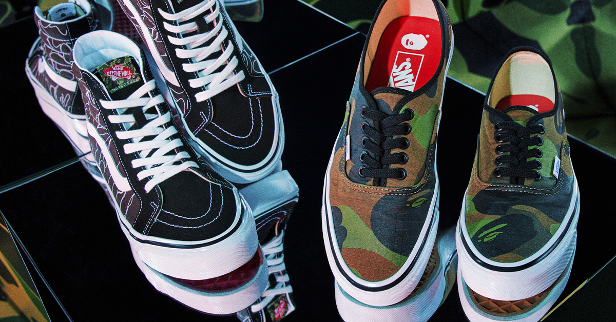 BAPE and Vans Unveil First Full Collection - Modern Notoriety