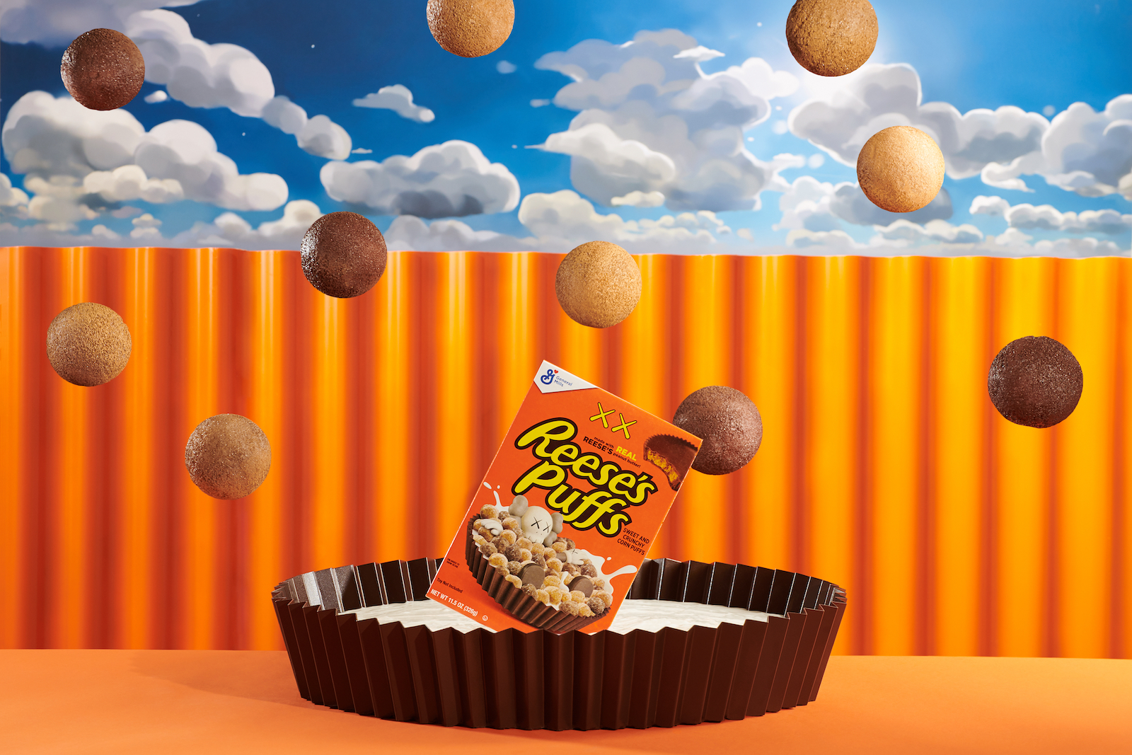 KAWS Launches Reese's Puffs Cereal Collaboration - Modern Notoriety
