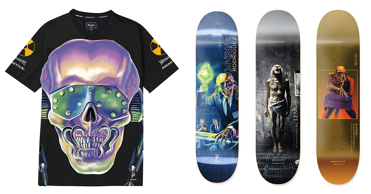 Primitive Skateboarding Launches Megadeth Collection - Modern Notoriety