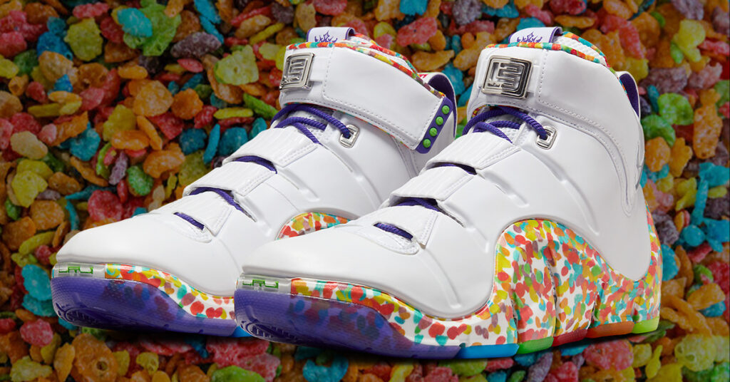 Nike LeBron 4 Fruity Pebbles DQ9310-100 Release Date