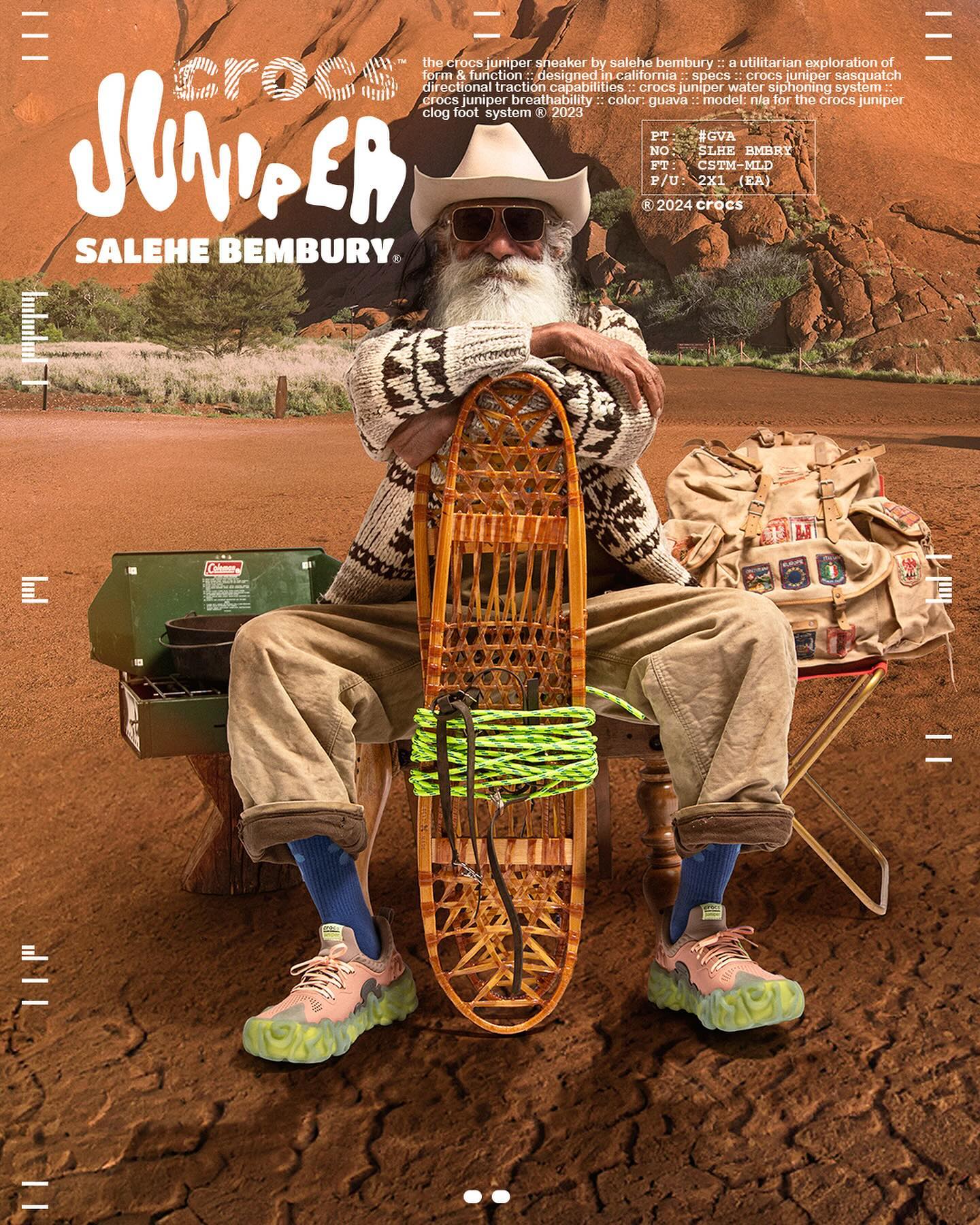 Salehe Bembury x Crocs Juniper "Guava" Drops May 2024 - Modern Notoriety