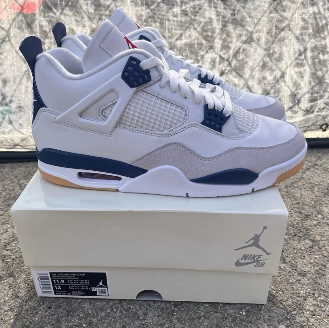 Nike SB x Air Jordan 4 "Navy" Dropping March 2025 - Modern Notoriety